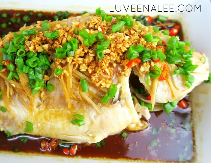 Steamed Fish Chinese Style | My Mom's Steamed Fish Recipe - Luveena Lee