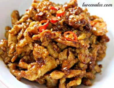 Stir Fry Pork With Taucheo | Stir Fried Pork With Salted Bean Paste ...